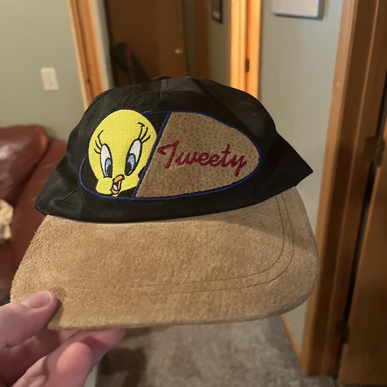 90s looney toons tweety bird hat - Depop