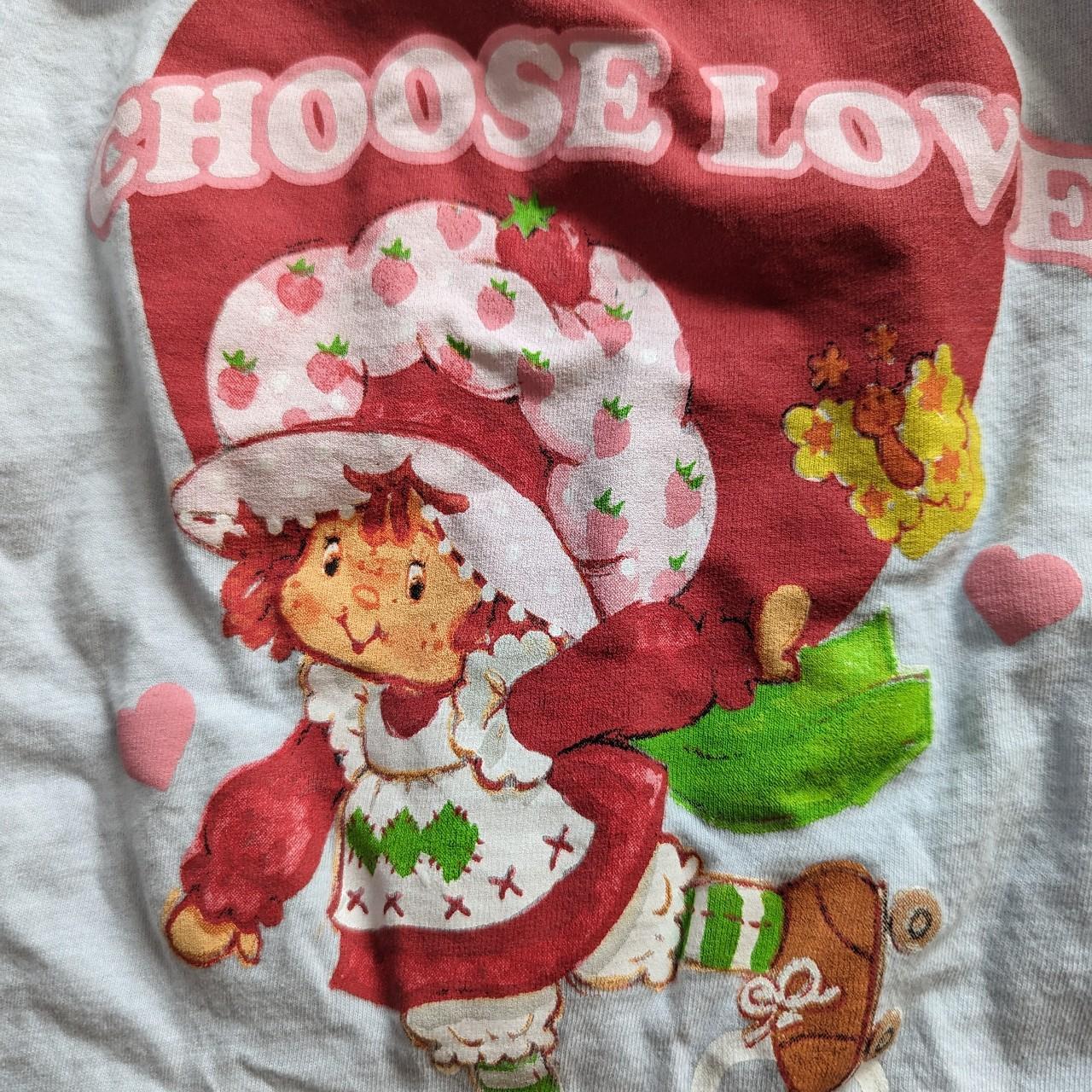 Strawberry shortcake T-shirt! extra small good... - Depop