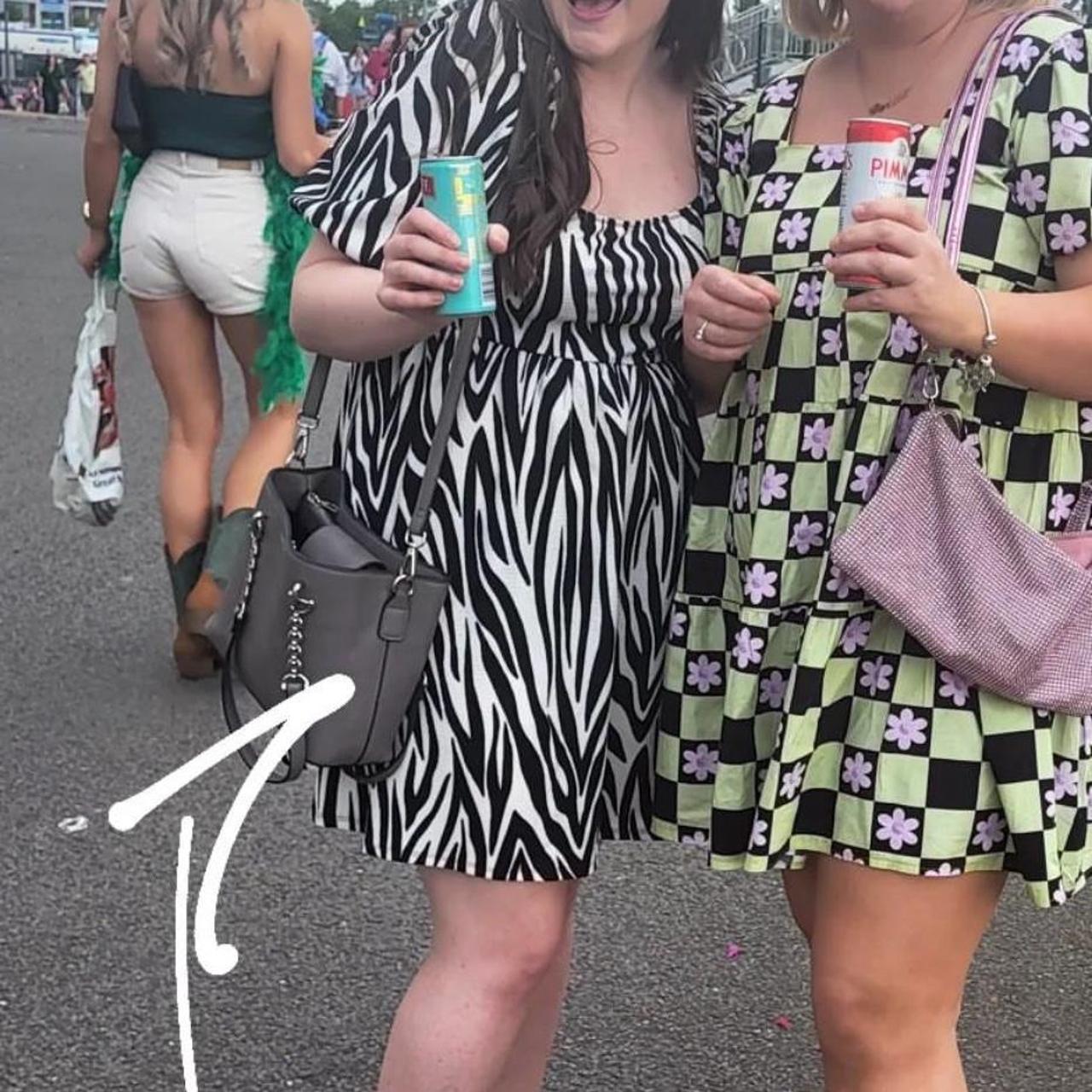 Primark Zebra print dress - size M. Worn once to... - Depop