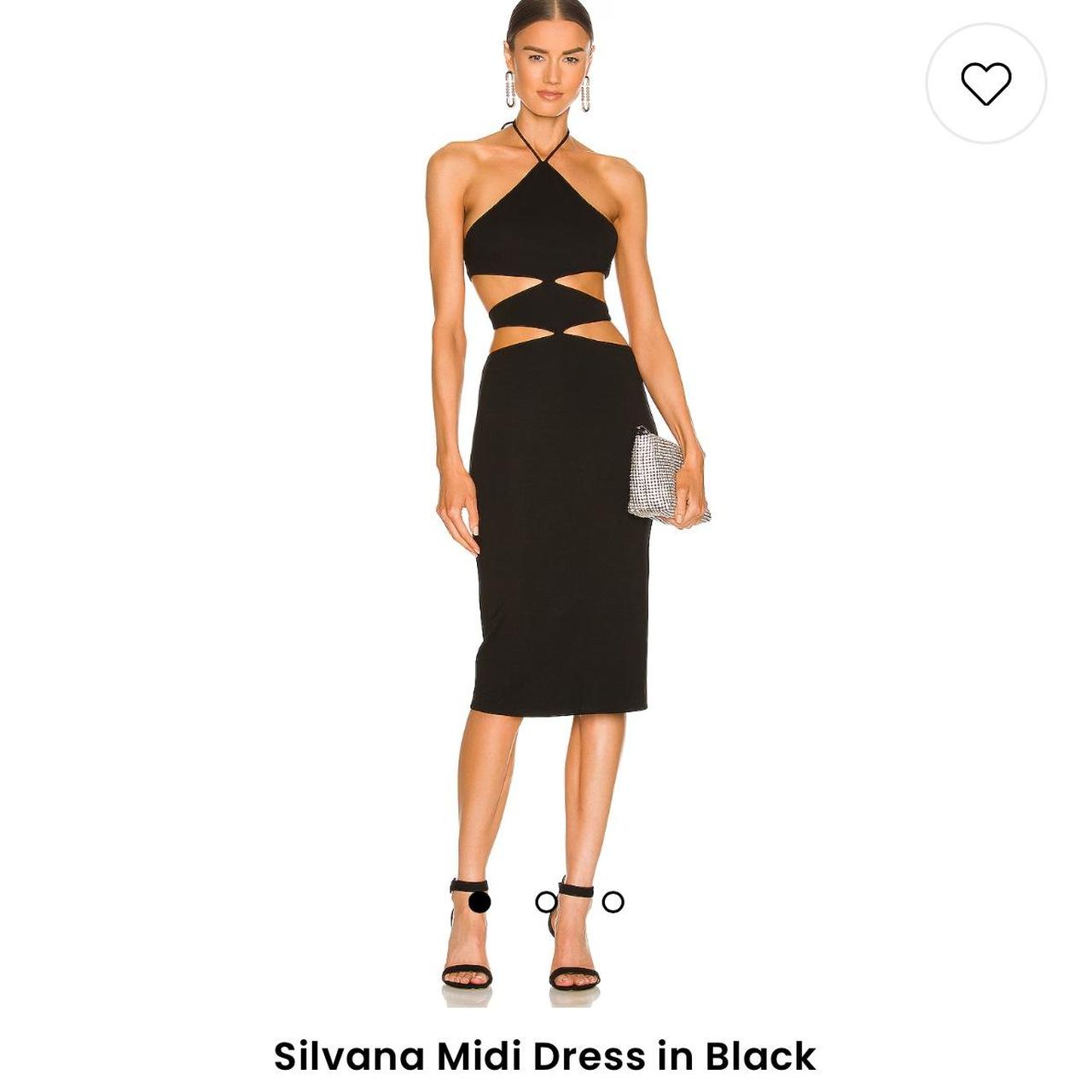 Revolve dress Silvana Midi Dress in Black... - Depop