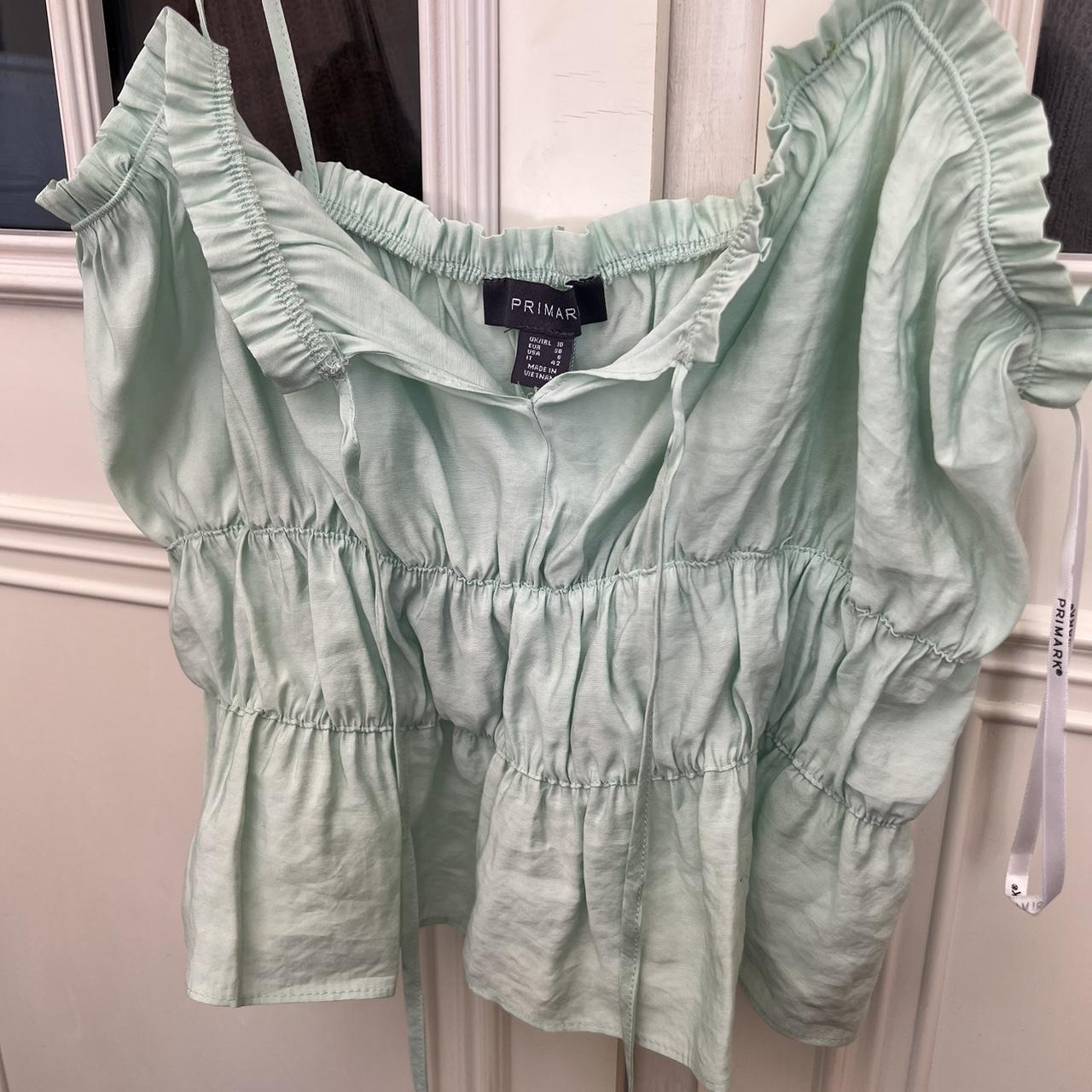 Cute light green top from primark, never been worn !... - Depop