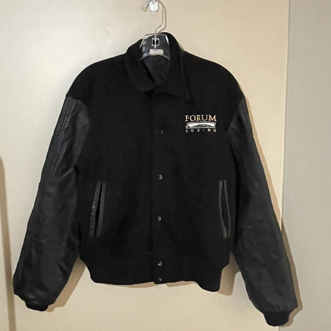 VINTAGE 90s CROPPED BOXY BOXING BLACK GENUINE... - Depop