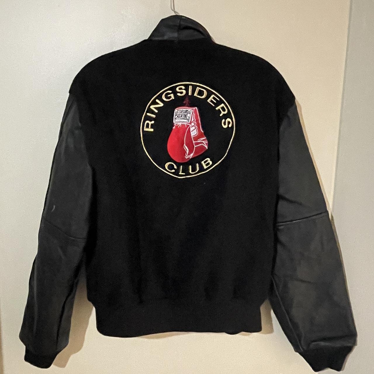 VINTAGE 90s CROPPED BOXY BOXING BLACK GENUINE... - Depop