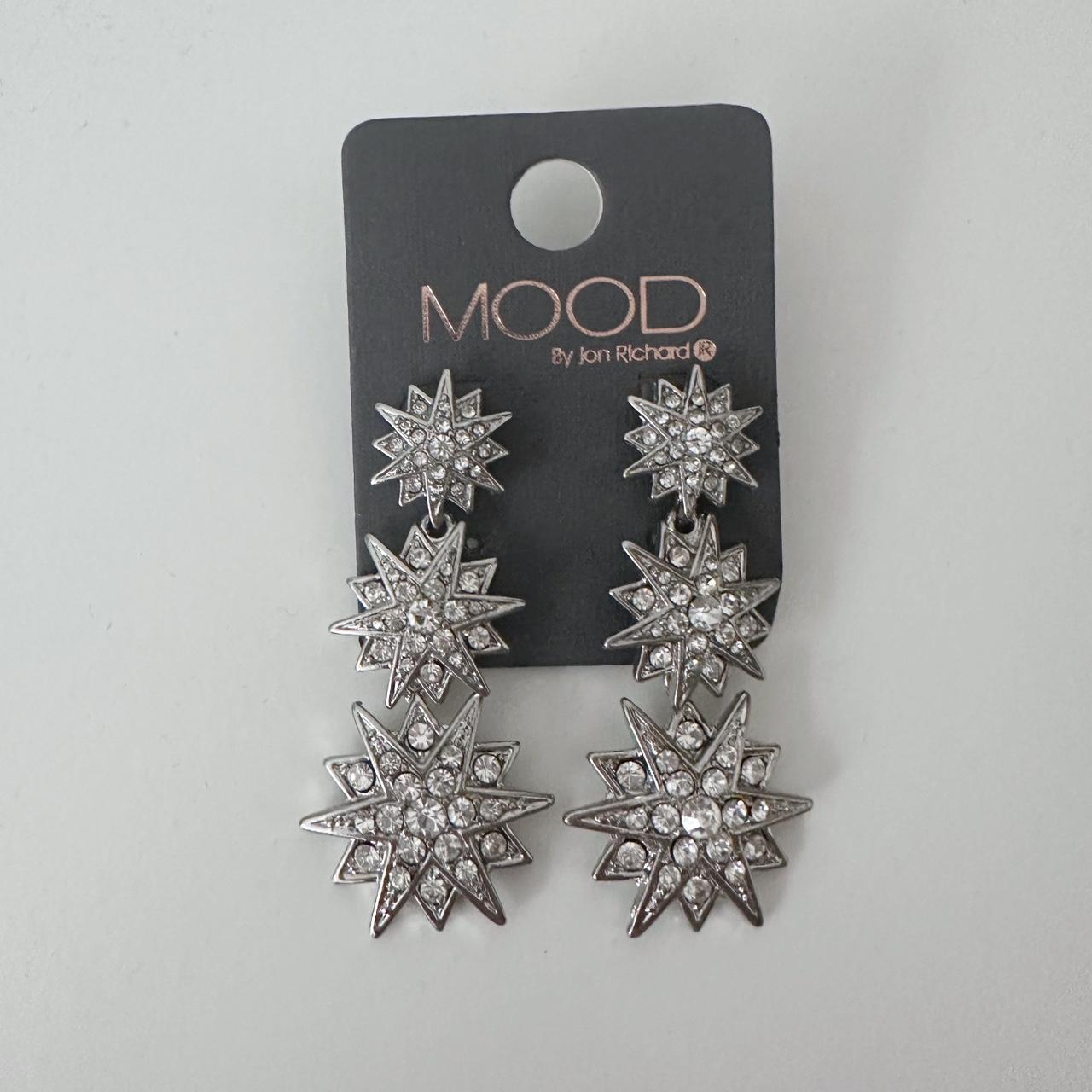 Jon Richard mood star statement earrings Brand new... - Depop