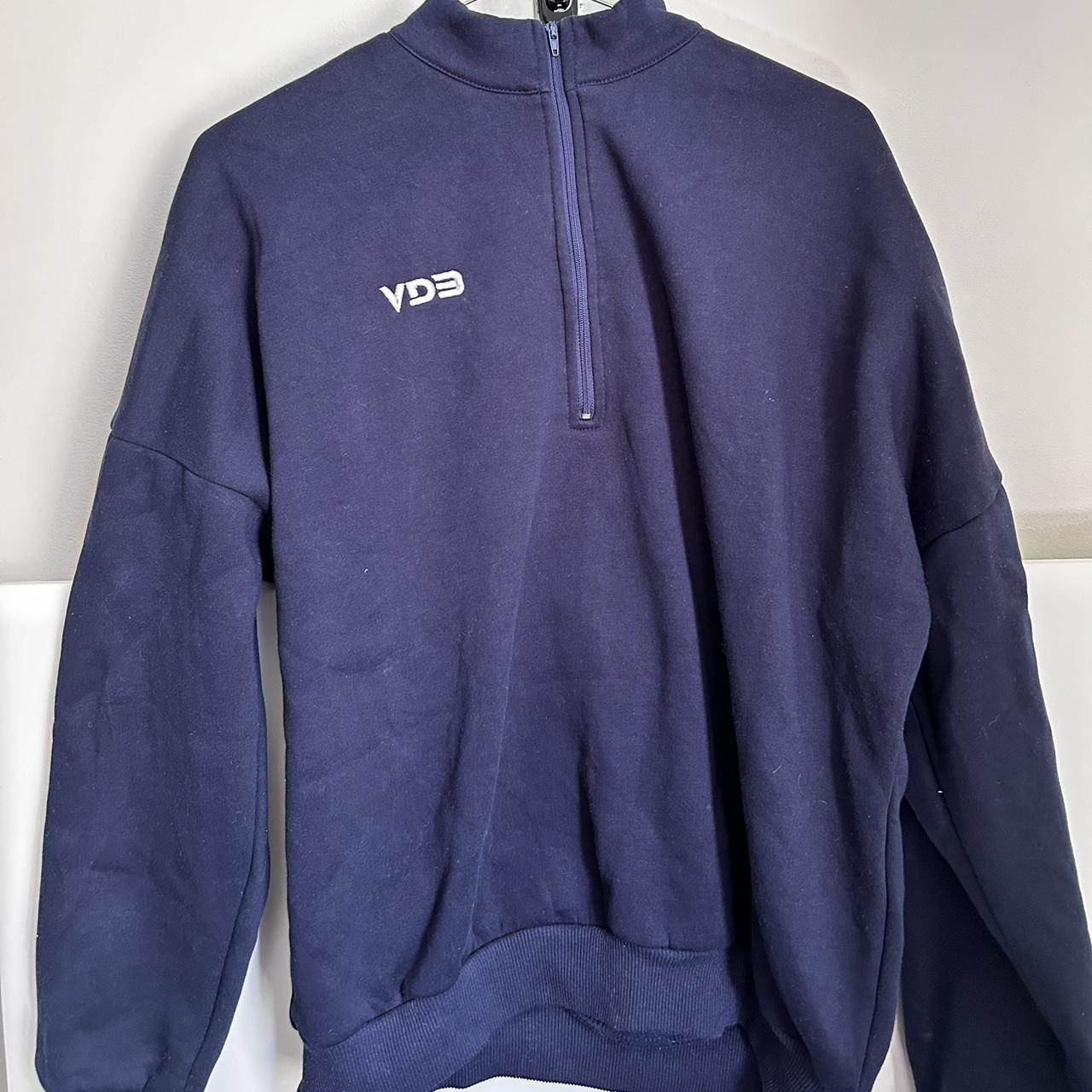 Venderbys quarter zip jumper Size small/medium - Depop
