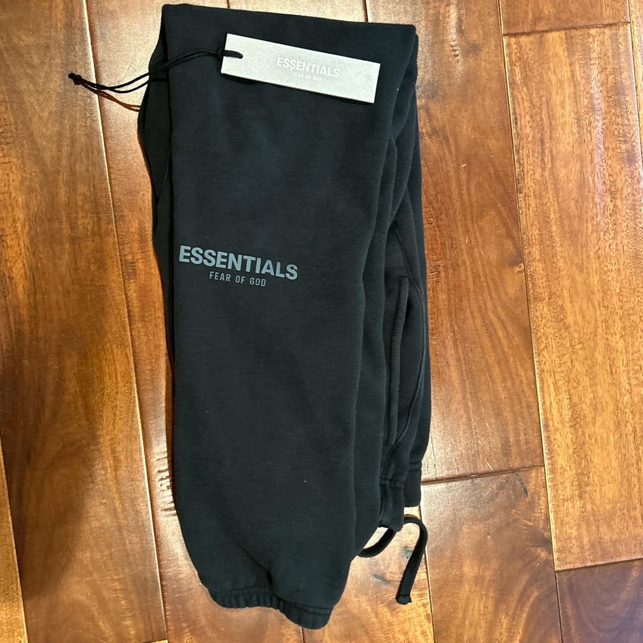 Essentials Men's Black Joggers-tracksuits | Depop