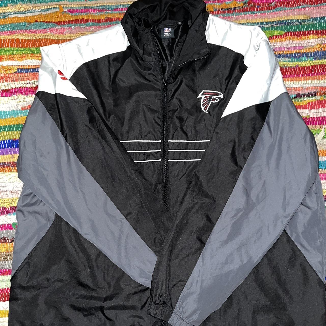 90s style NFL Atlanta Falcons windbreaker. Size XL... - Depop