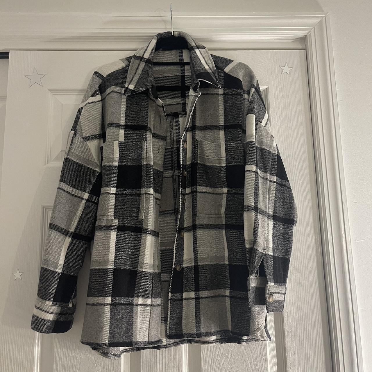 Shein shacket #jacket #shacket #plaid - Depop
