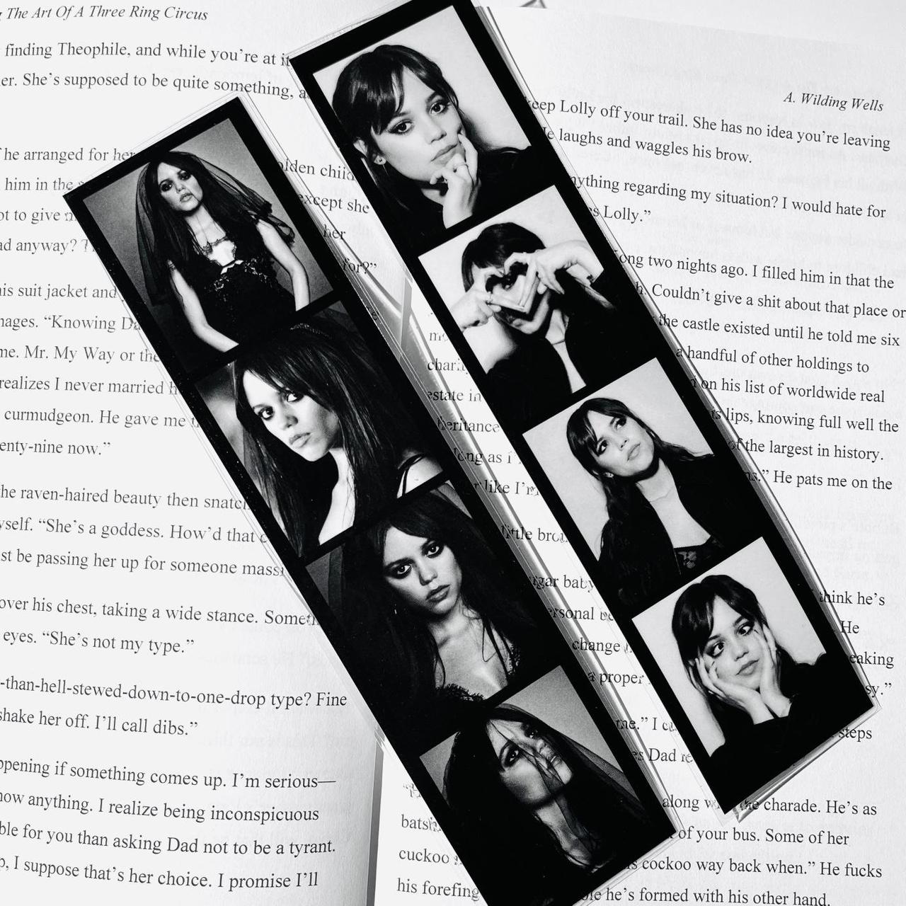 JENNA ORTEGA Laminated Photo-Strip Bookmark! These... - Depop