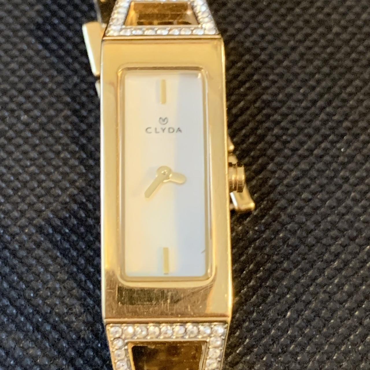 Vintage Ladies Gold CLYDA Quartz Working Watch. I... | Depop