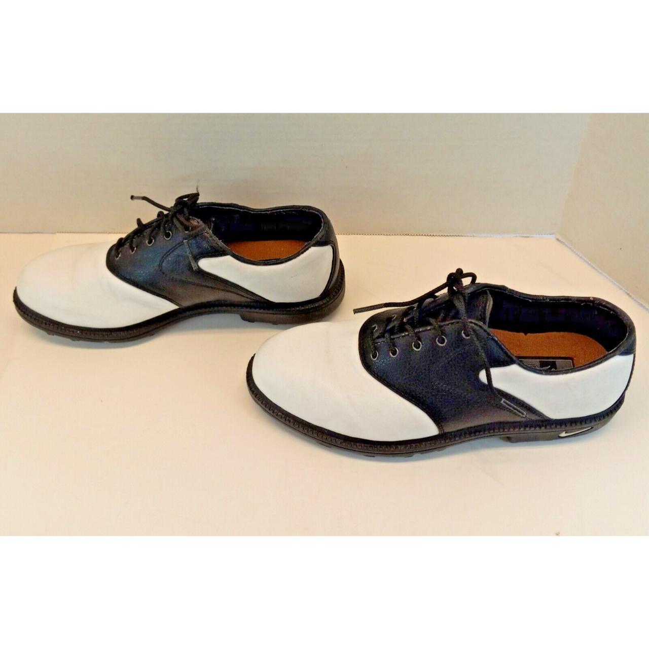 Children's Nike Golf Shoes Size 2Y Cleats Black &... | Depop