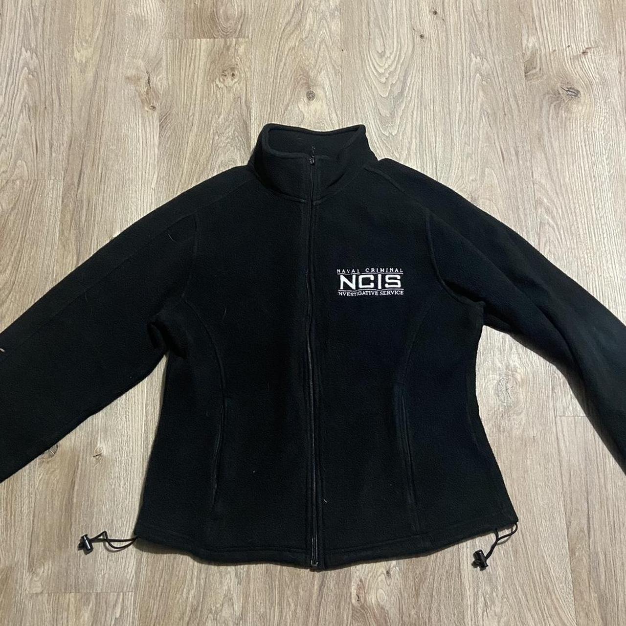 NCIS zip up jacket #NCIS #NCISjacket #blackjacket - Depop