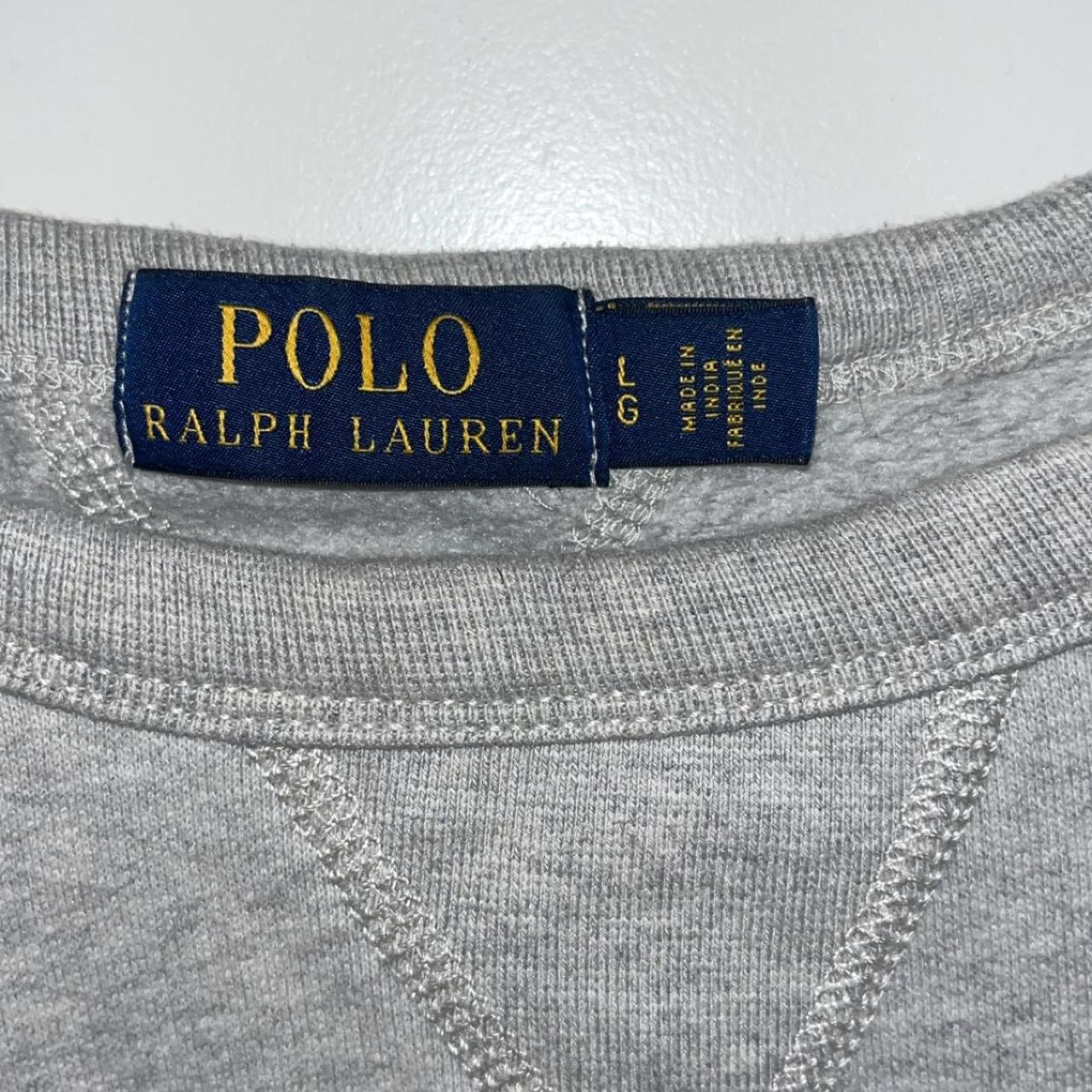 Men’s Polo Crew Neck Gray, Used #polo #creeneck... - Depop