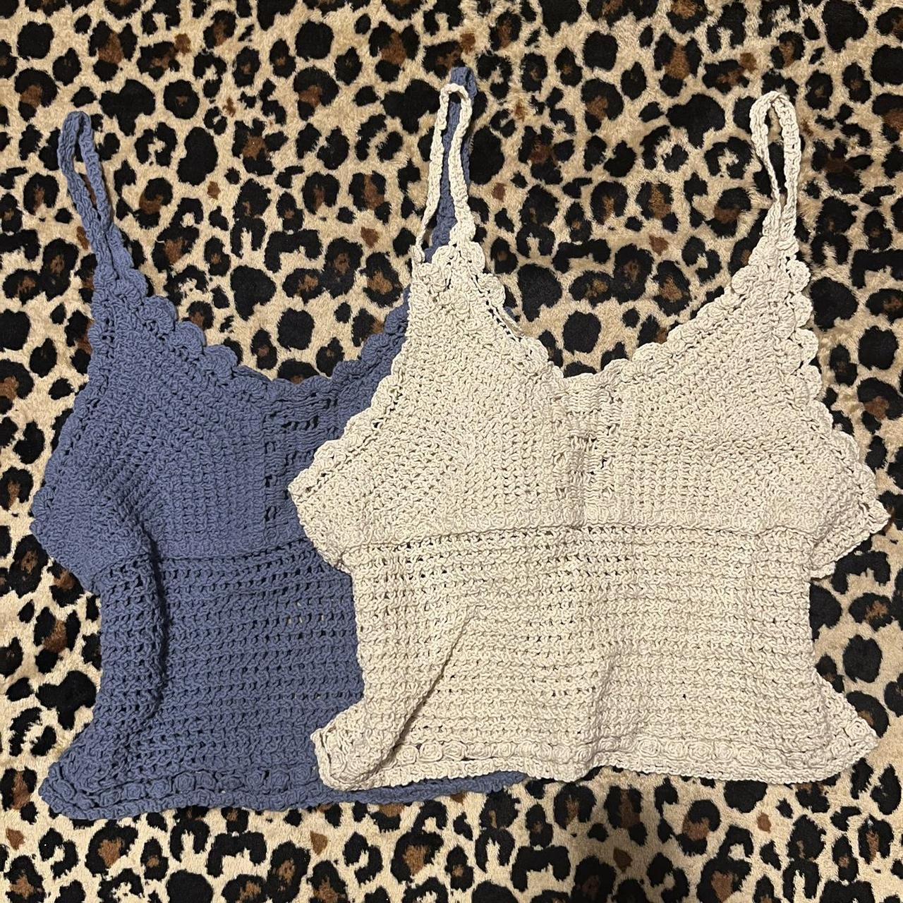 Crochet Crop Top Bundle NWOT - Depop