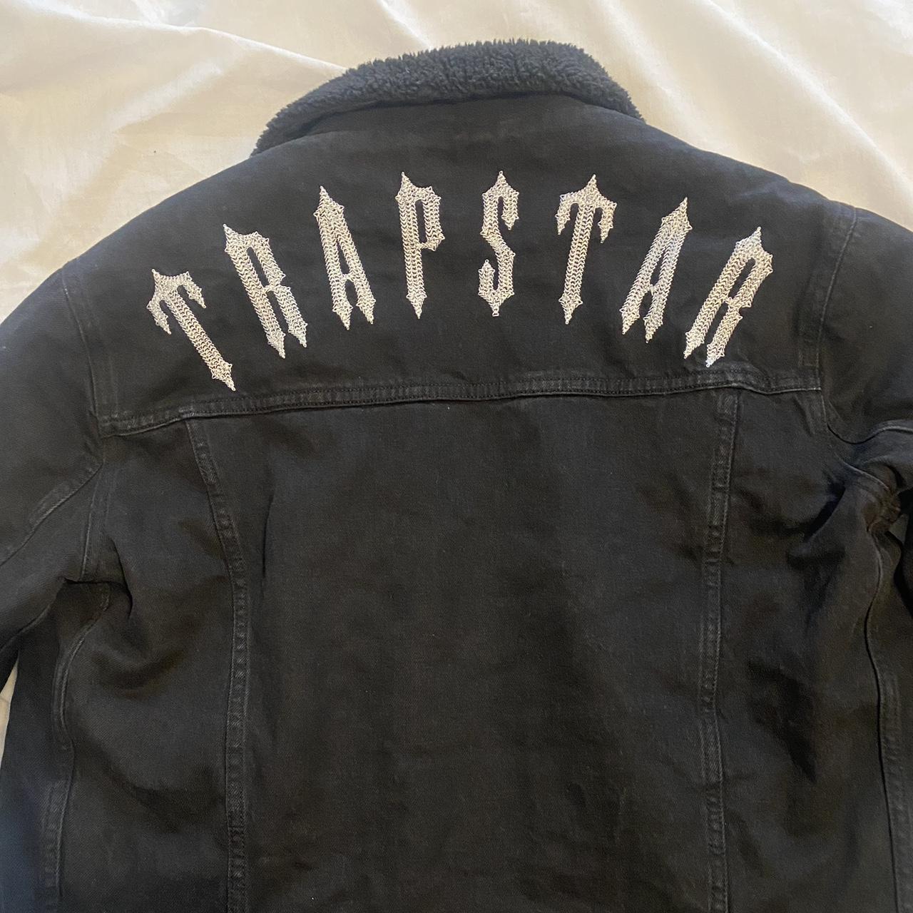 Trapstar black jacket Men’s size M - Depop
