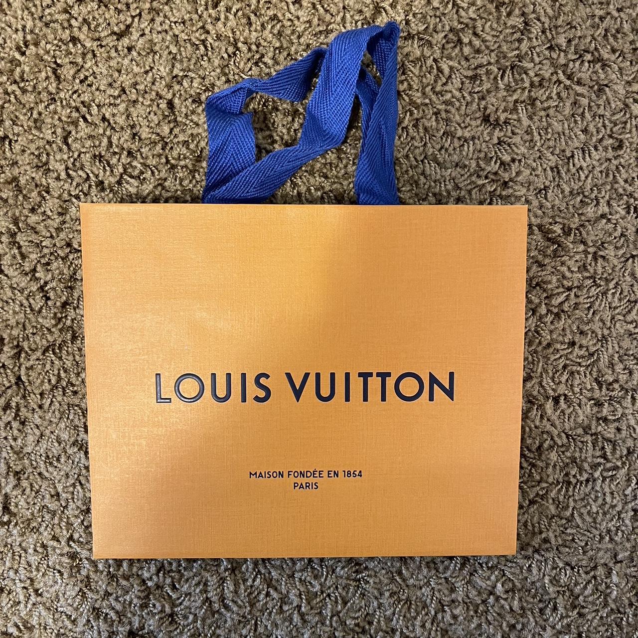 Authentic Louis Vuitton shopping bag with LV ribbon.... - Depop