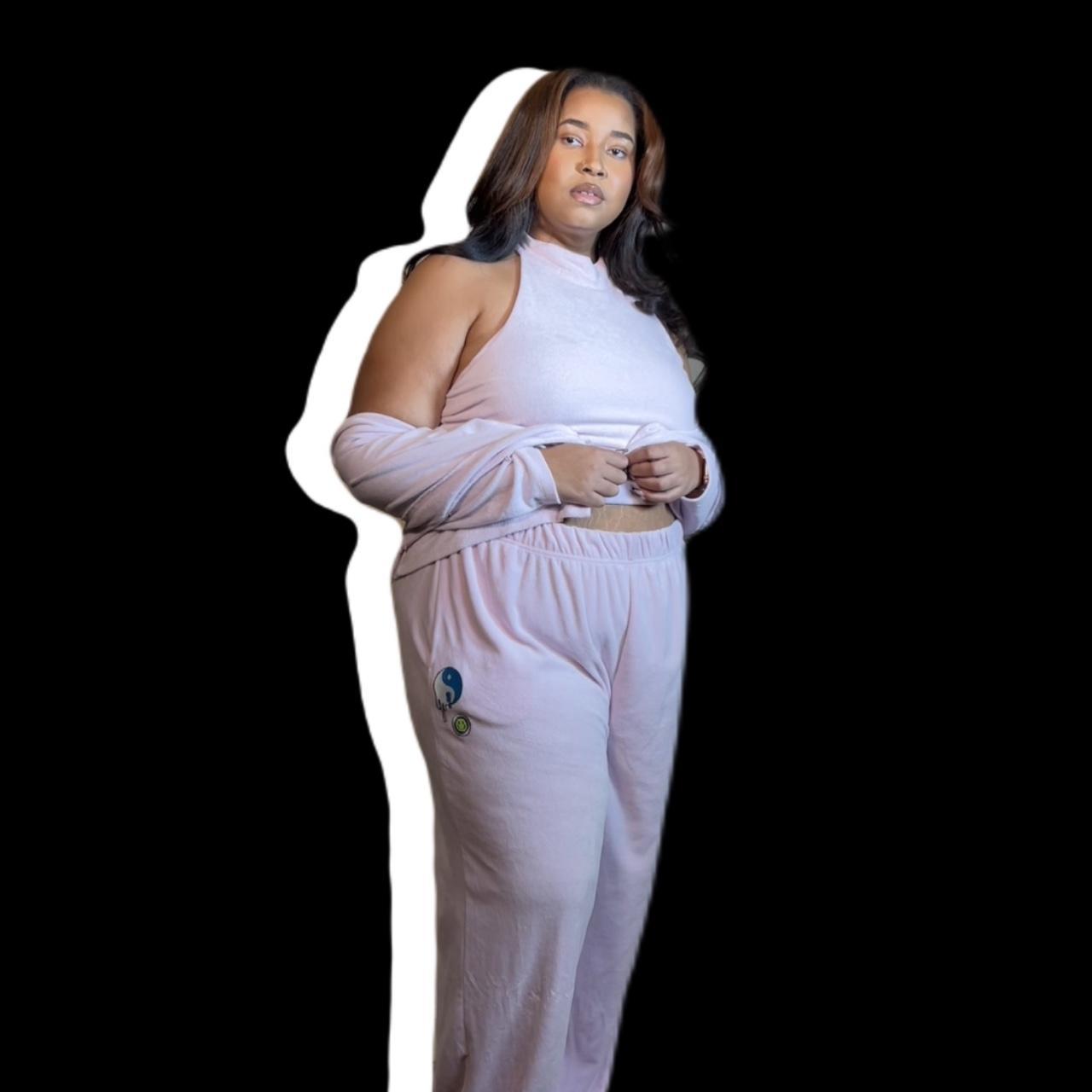 3 Piece Pink Fabletics Loungewear Set (set sold... - Depop