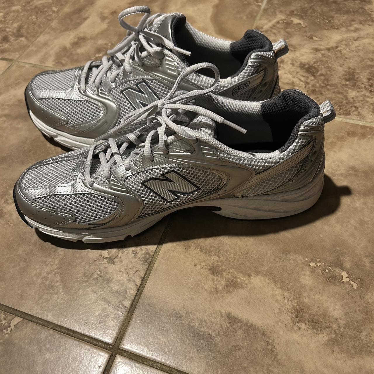 Silver New Balance 870 trainers #NewBalance Size-11 | Depop