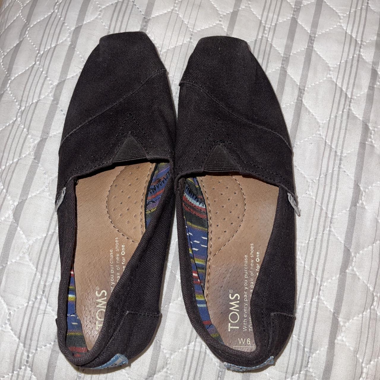 Black Toms #Shoes #Toms - Depop