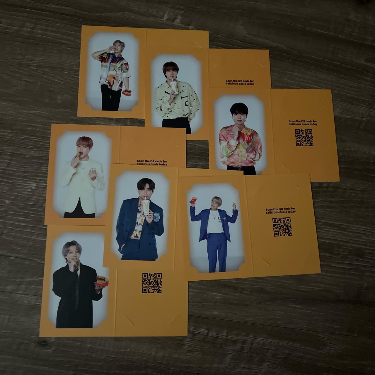 BTS PTD Mcdonalds photo card set #bts #jungkook... - Depop