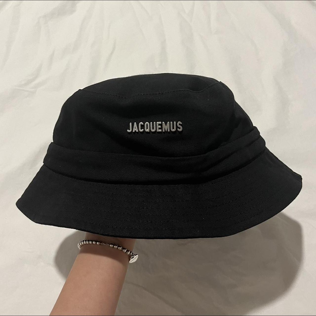 Jacquemus Women's Black Hat | Depop
