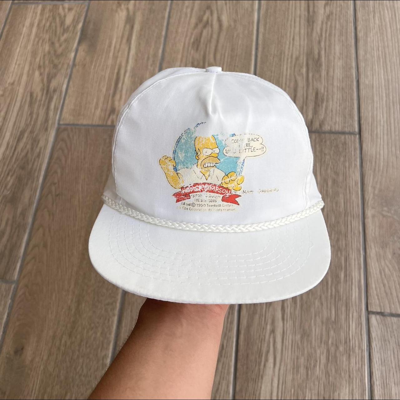Vintage 90s Homer Simpsons 1990 Promo Universal Hat... - Depop