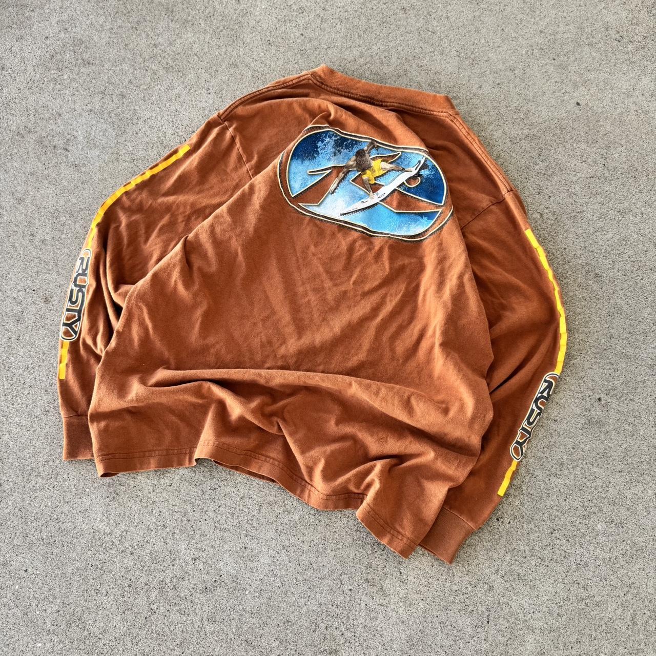 90’s Rusty Surf Wear Long Sleeve Shirt ↪️... | Depop