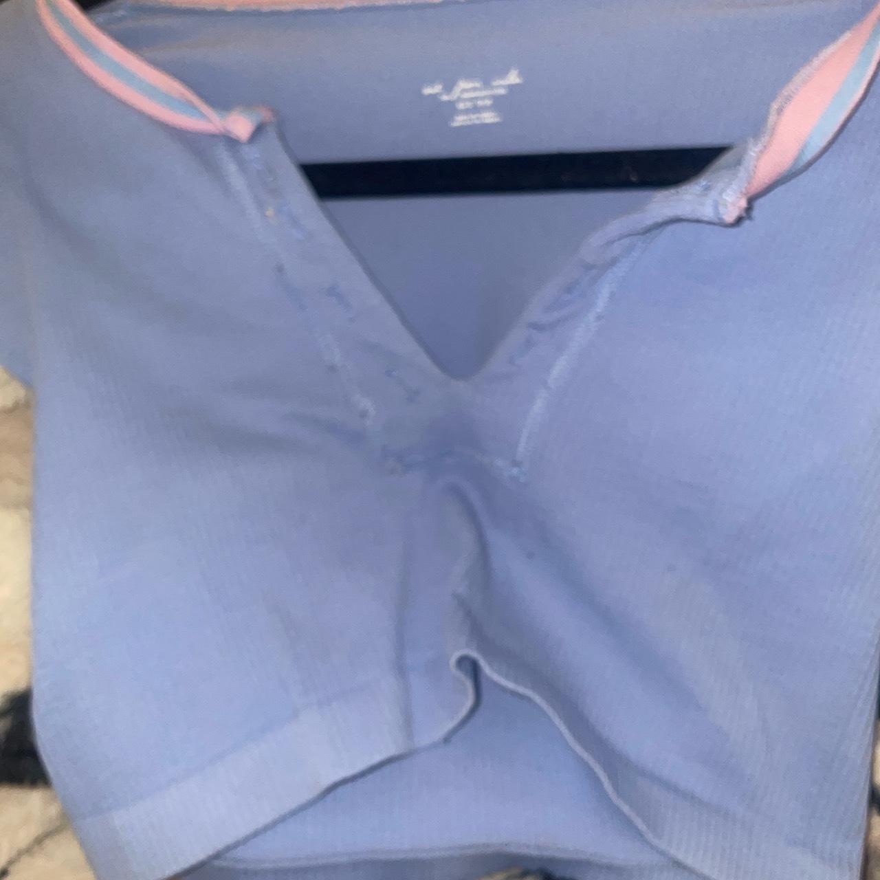 Urban out from under top worn once pink and... - Depop