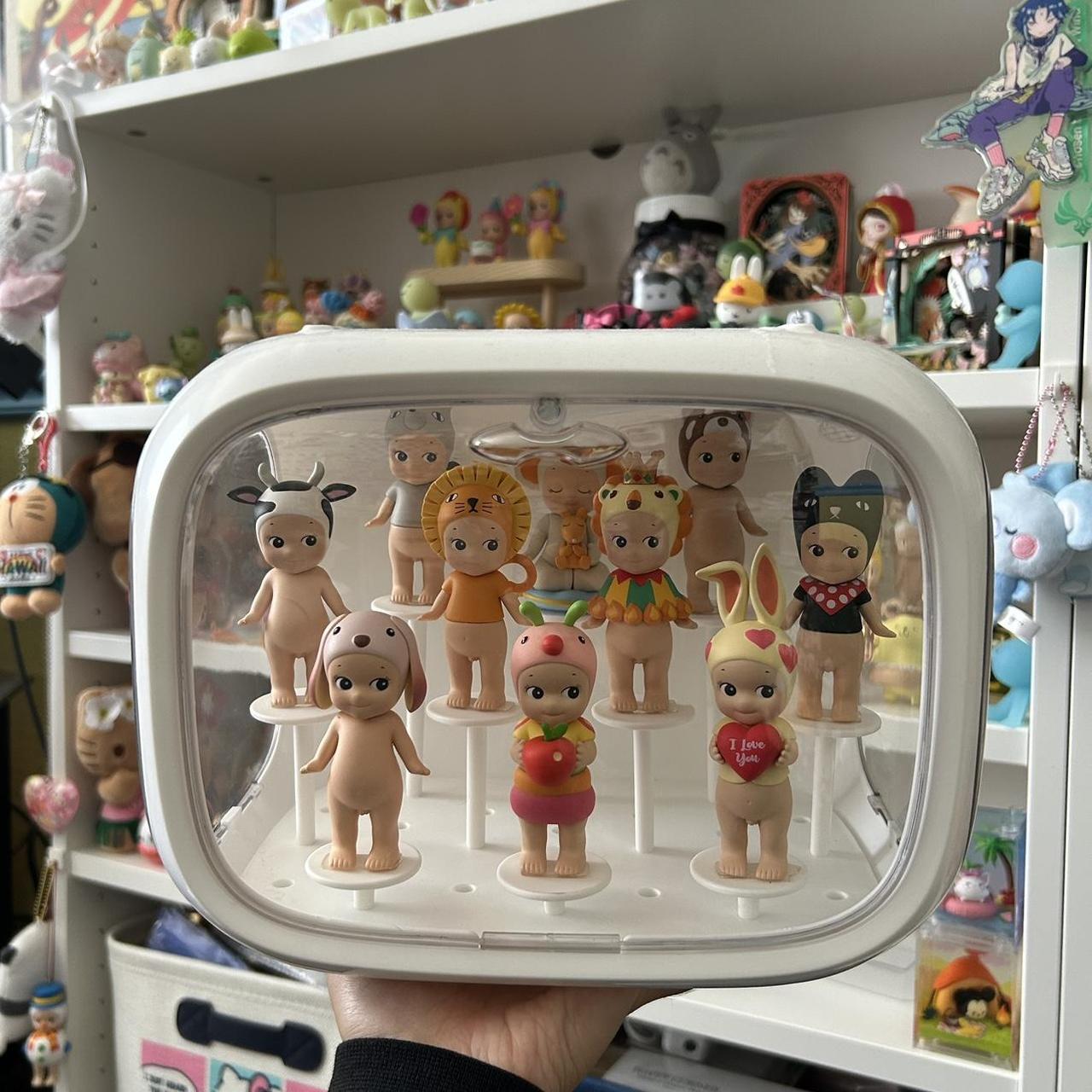 Sonny Angel display case dimensions: 9.5"L x 6"W... - Depop