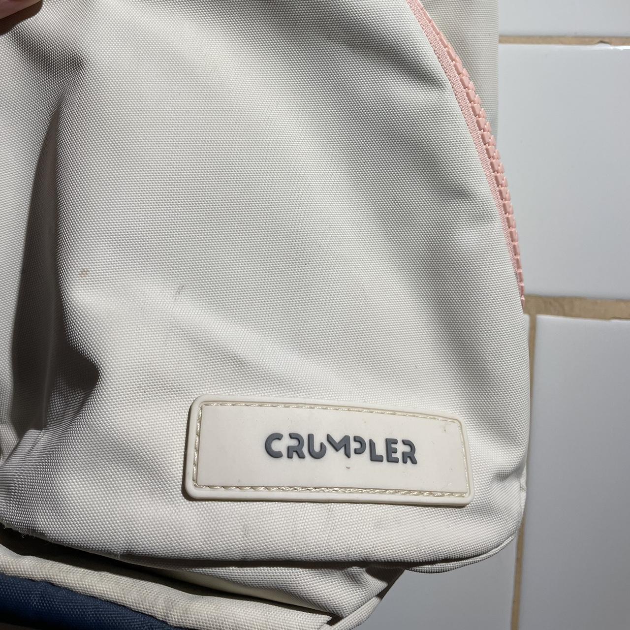 Selling green-white-pink-blue Crumpler Backpack.... - Depop