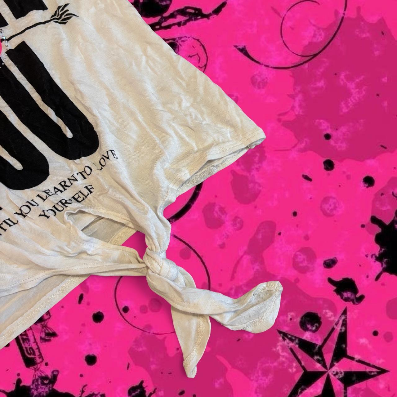 ADORABLE 2000s Y2K MCBLING loose-fit baggy BEDAZZLED... | Depop