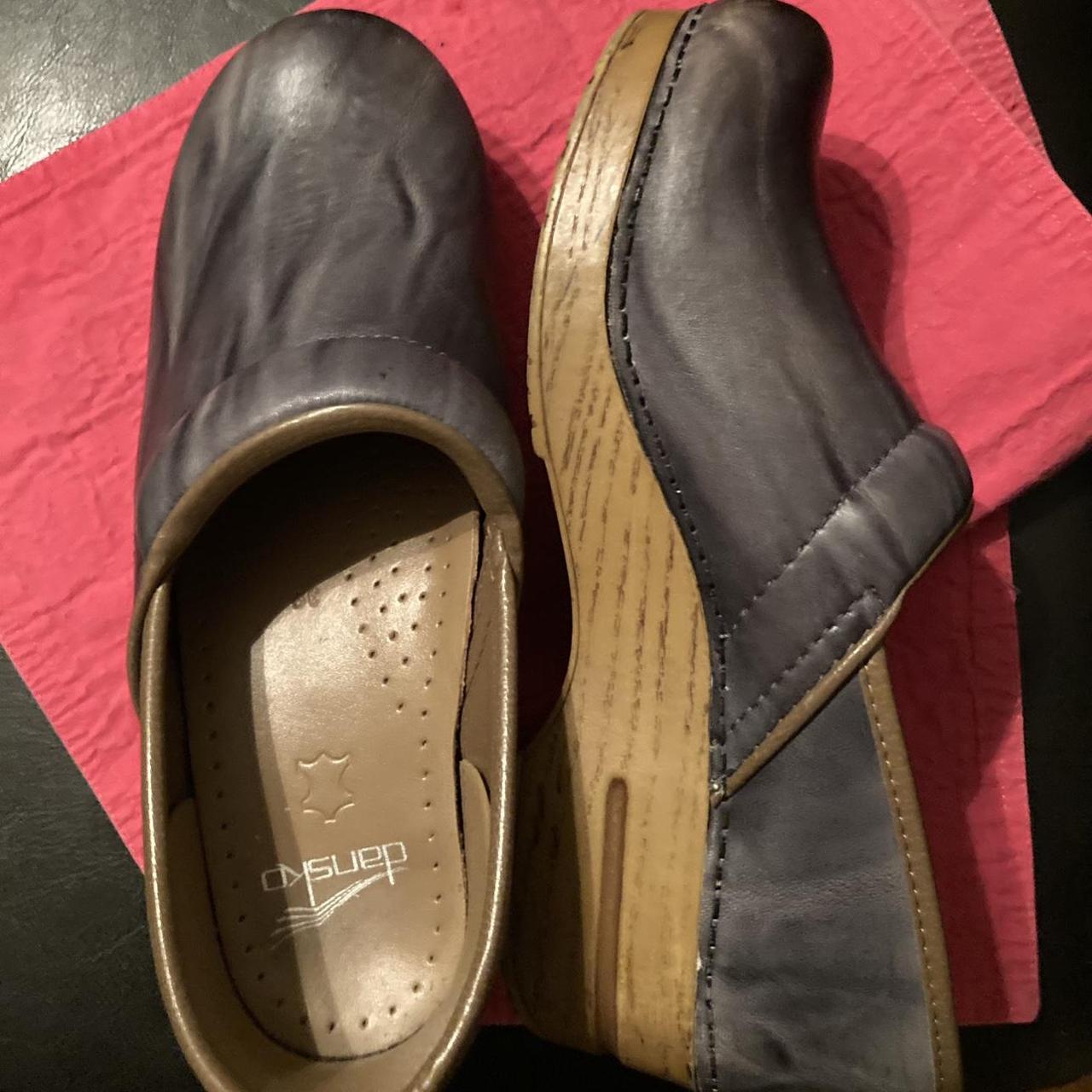Dansko Leather Clogs, great preowned condition, some... - Depop