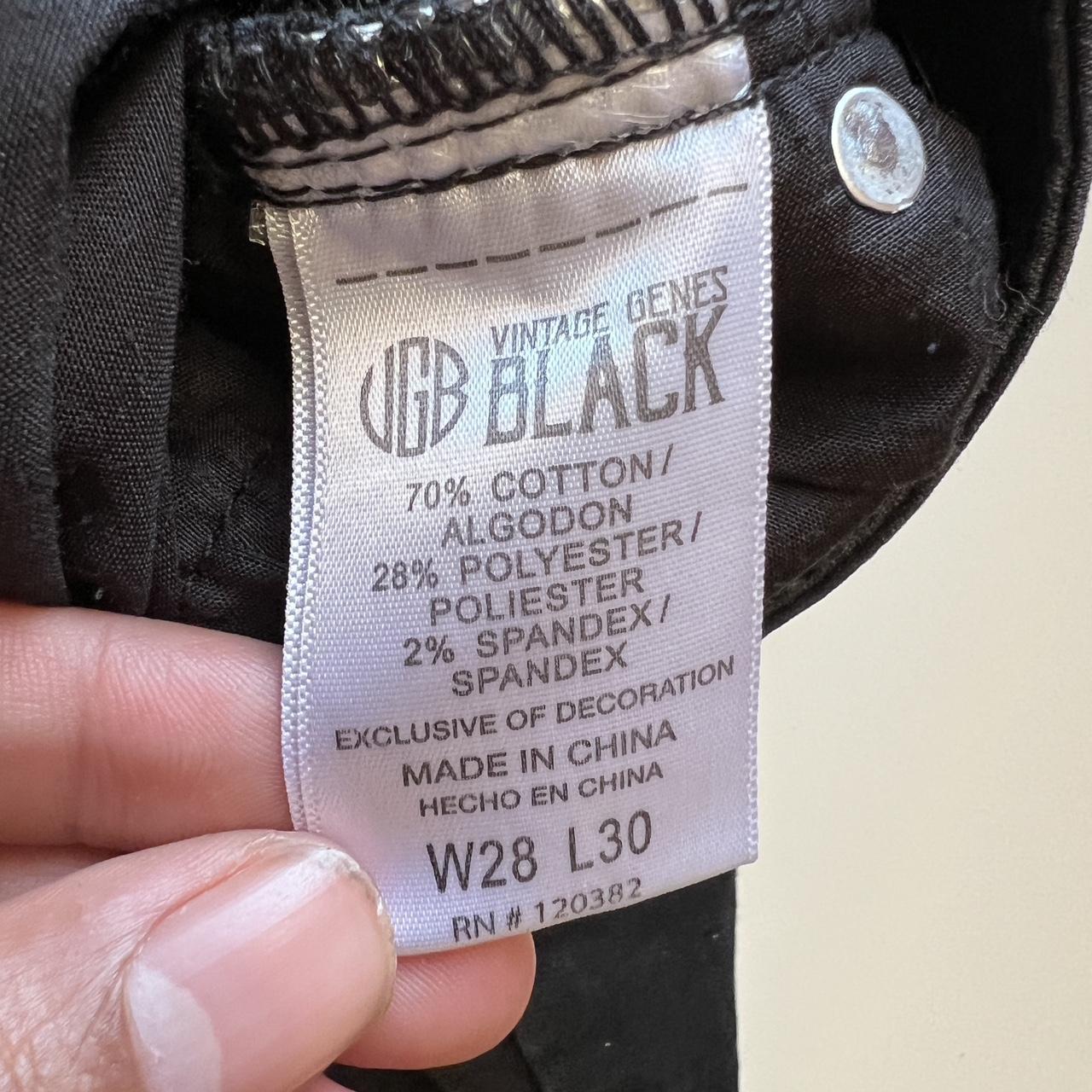 Vintage Genes Black Jeans Look cool for a night out... - Depop
