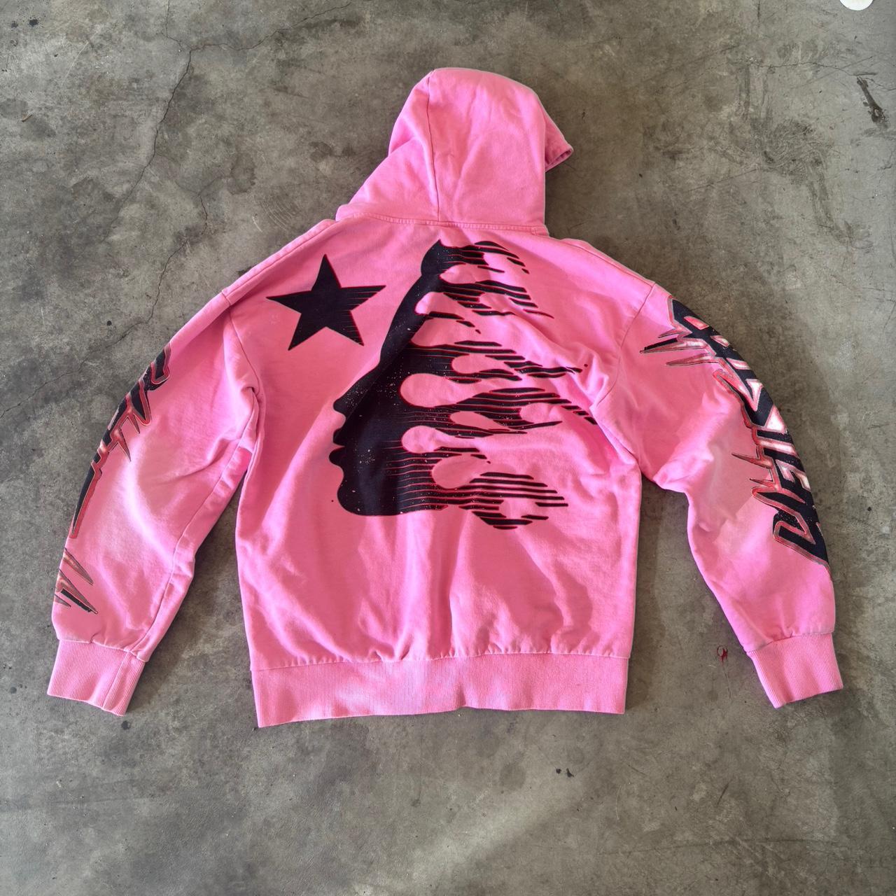 Hellstar pink hoodie #street #fashion | Depop