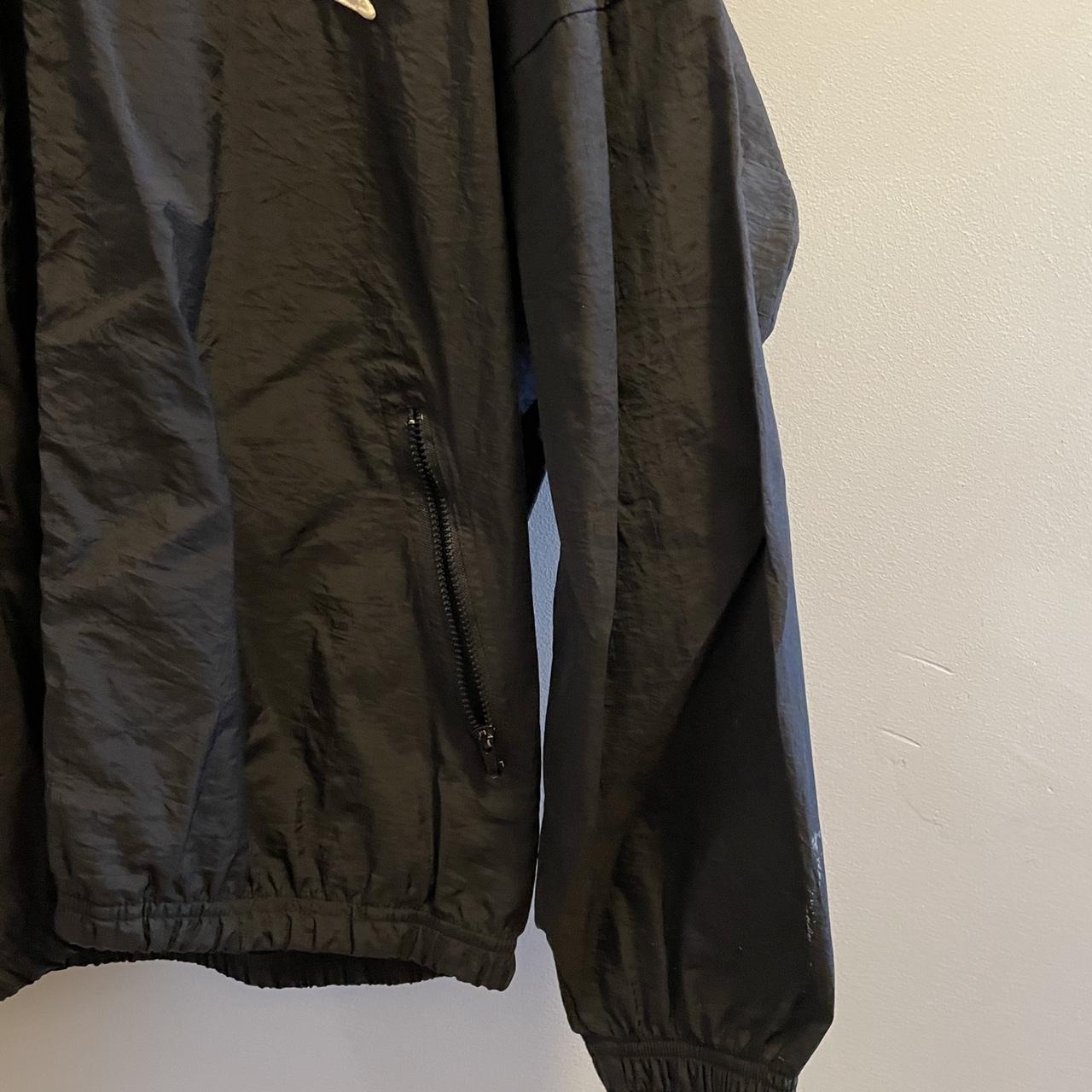 Reebok nylon track jacket in size large. It features... - Depop
