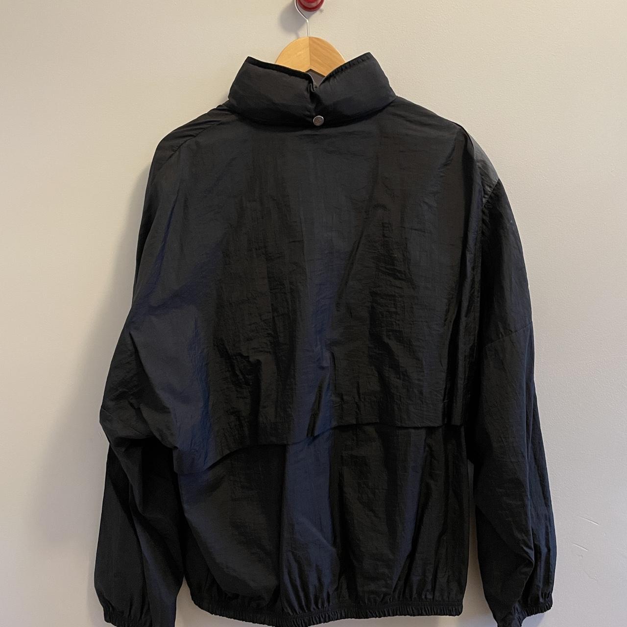 Reebok nylon track jacket in size large. It features... - Depop