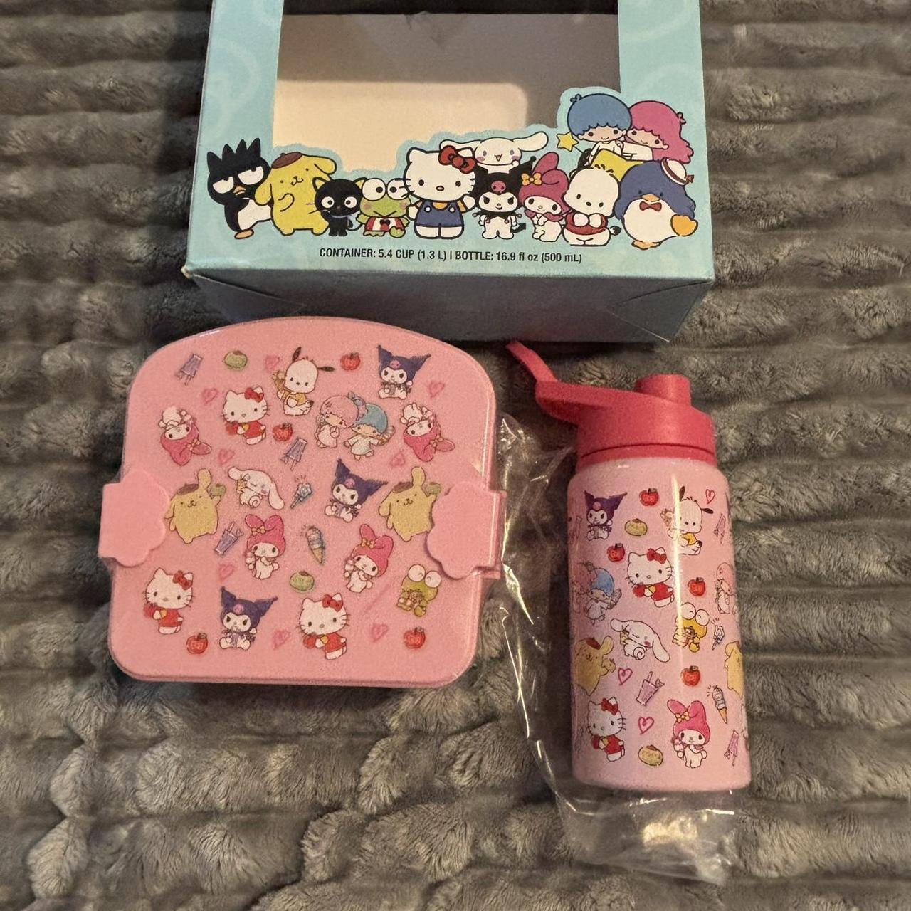 Hello Kitty lunch kit. Includes container and metal... | Depop