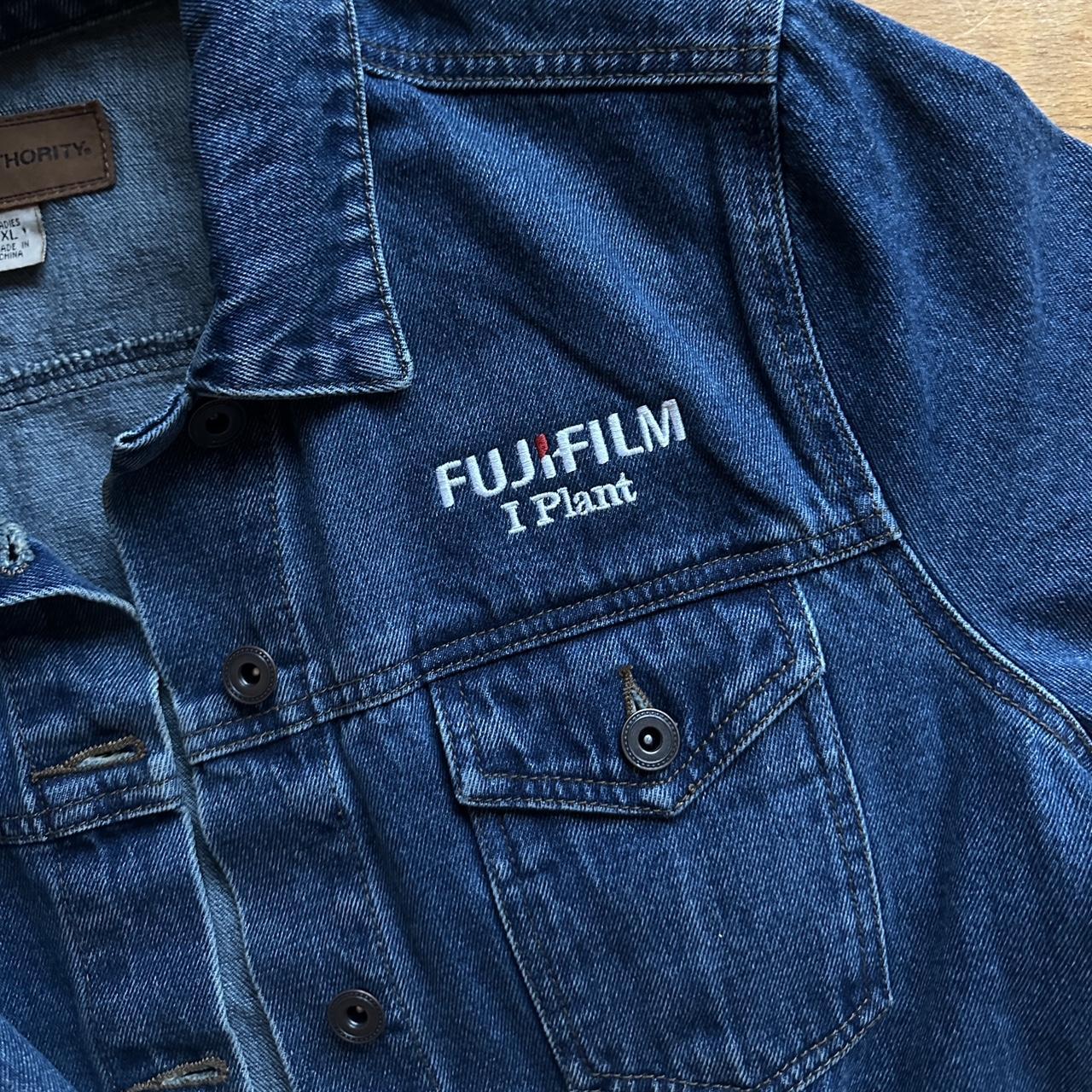 Fuji Film Denim Jacket XL but fits as Adult S - Depop