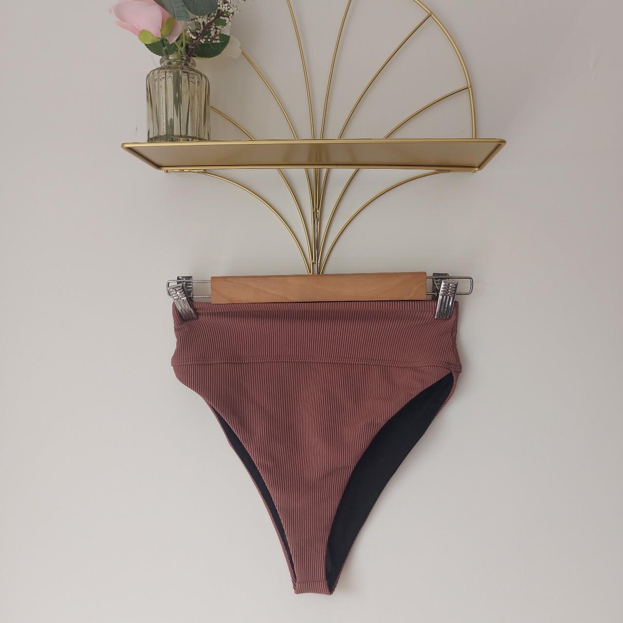 Beach Riot Women's Brown Bikini-and-tankini-bottoms | Depop