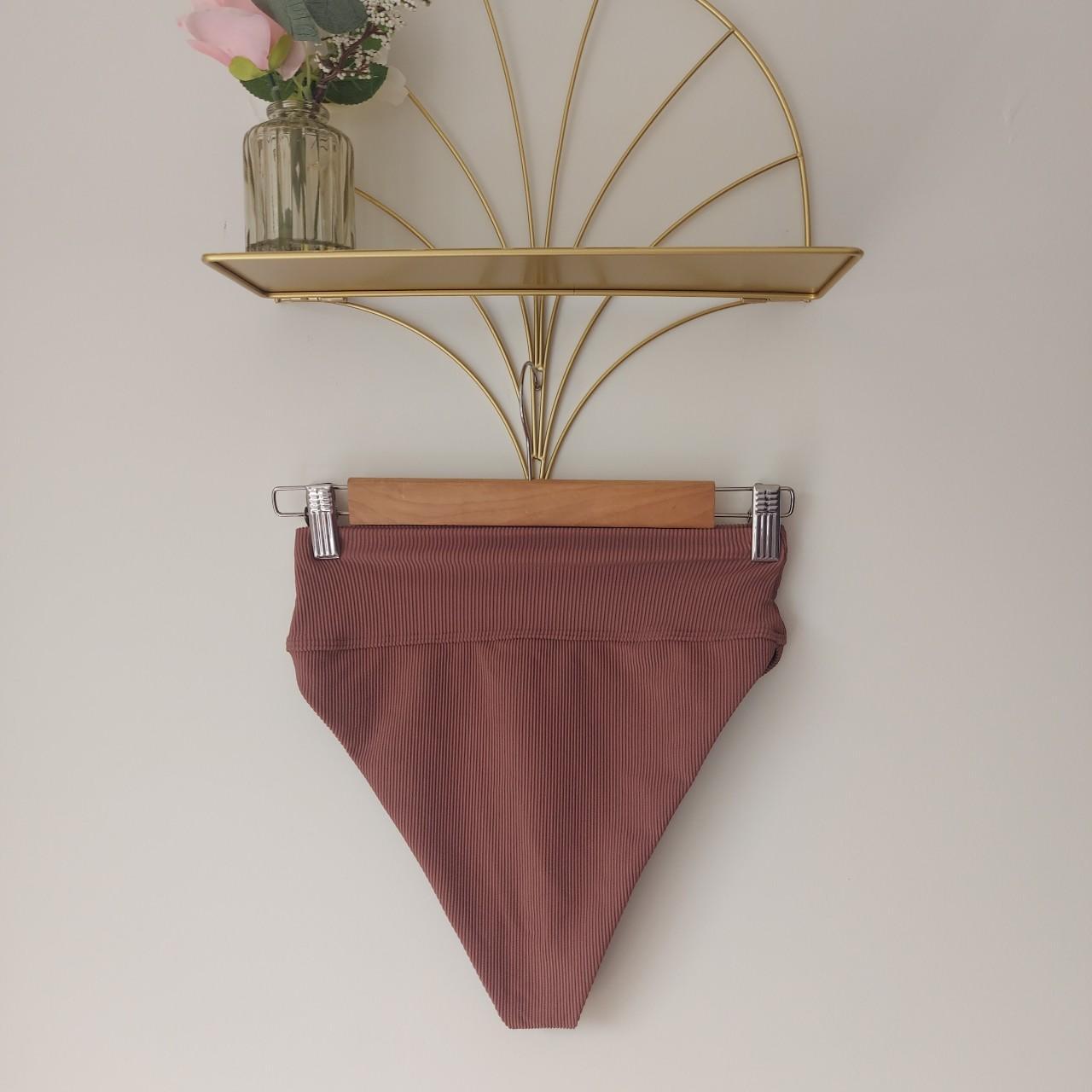 Beach Riot Women's Brown Bikini-and-tankini-bottoms | Depop