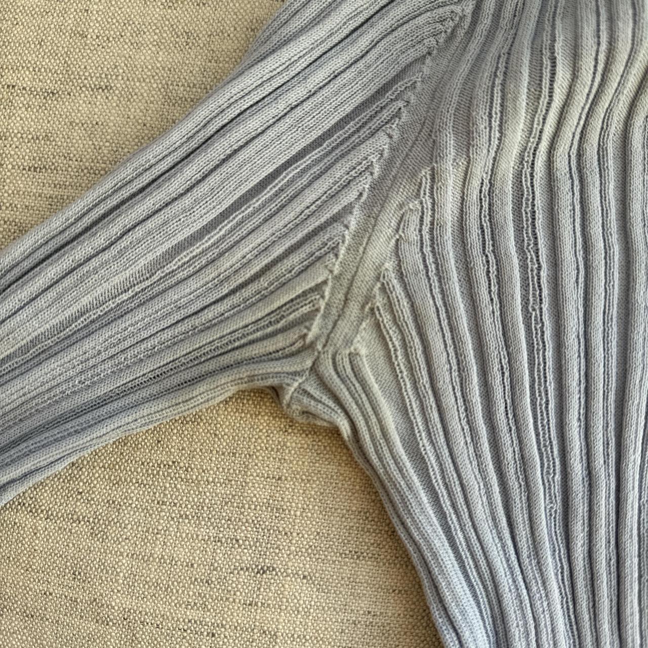 ACNE STUDIOS - Irregular rib knit - has a pleated... - Depop