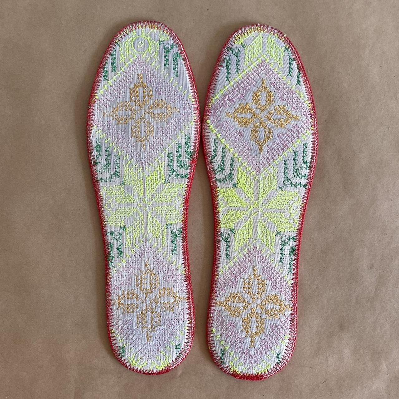 Traditional Chinese Embroidered Insole, Size CH... - Depop