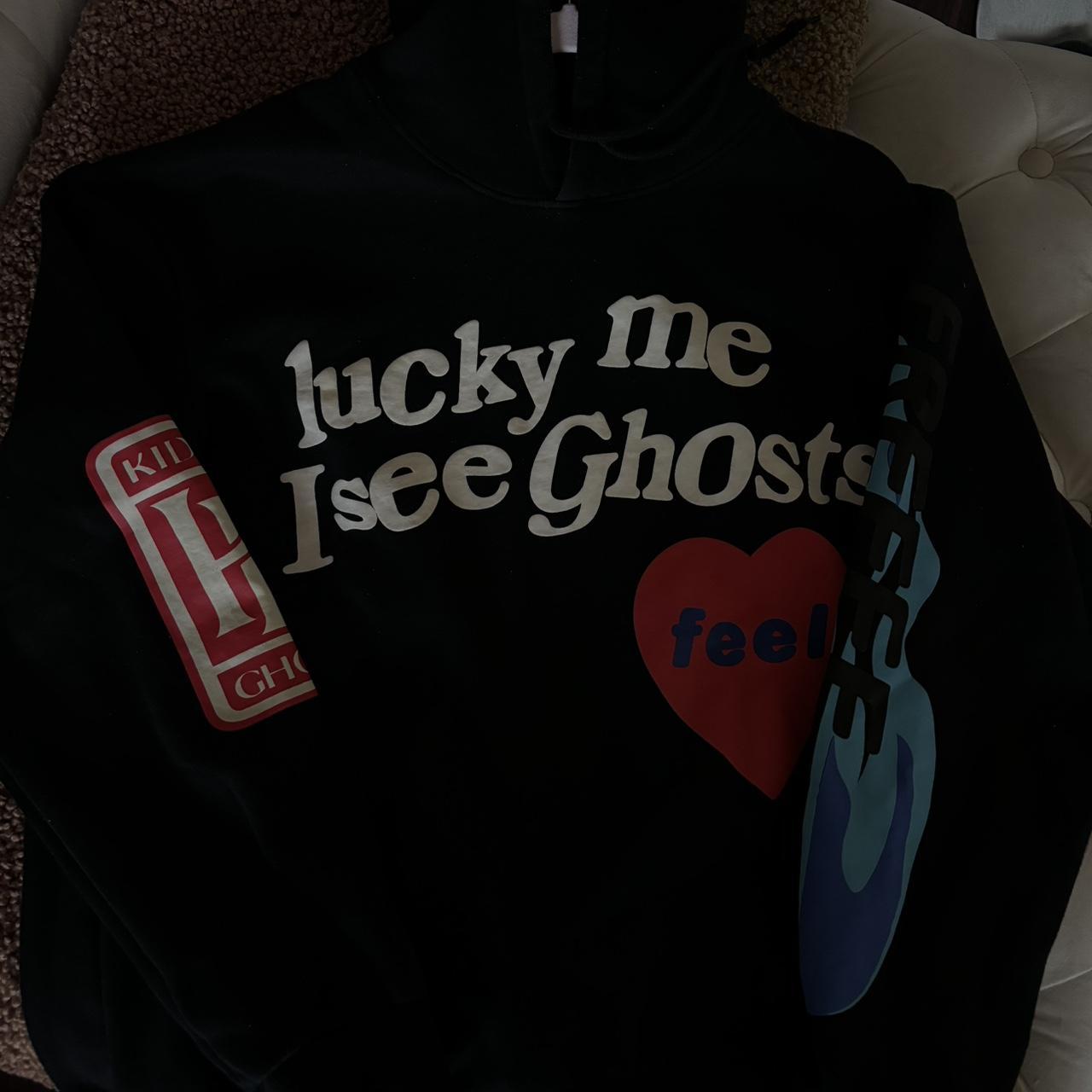 - Kanye West Lucky Me I See Ghosts Hoodie - No rips... - Depop