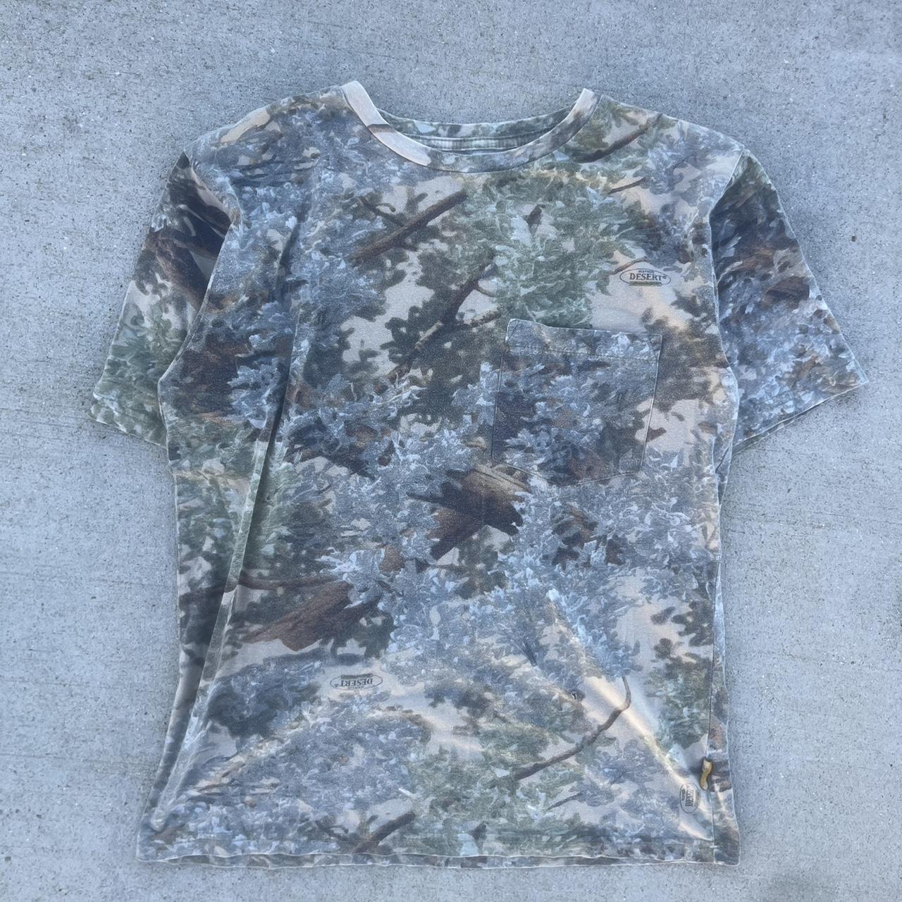 ⭐️ Vintage Y2k camo pocket shirt - tagged as a men’s... - Depop