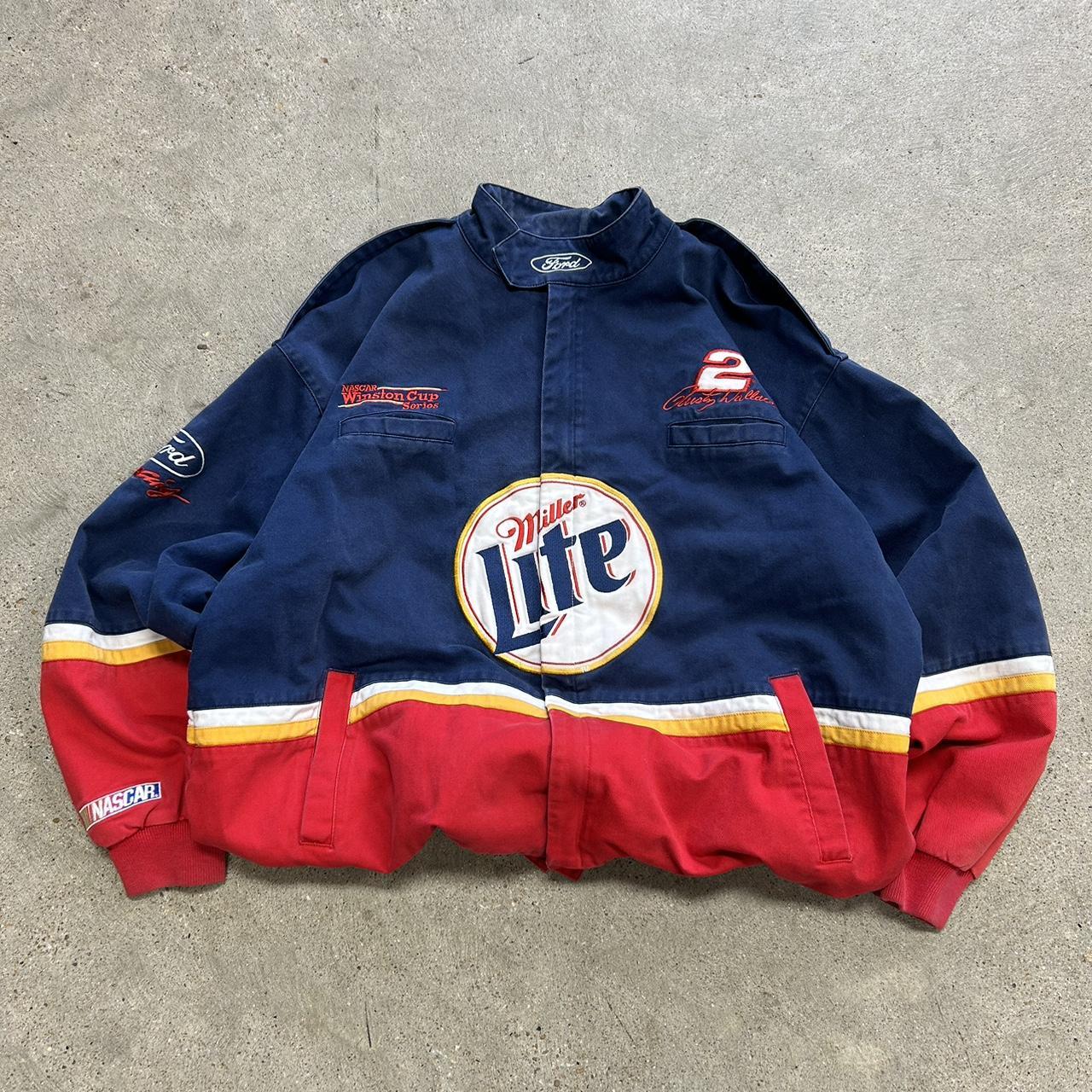 Fire Miller Lite Racing Jacket Size 2X - Depop