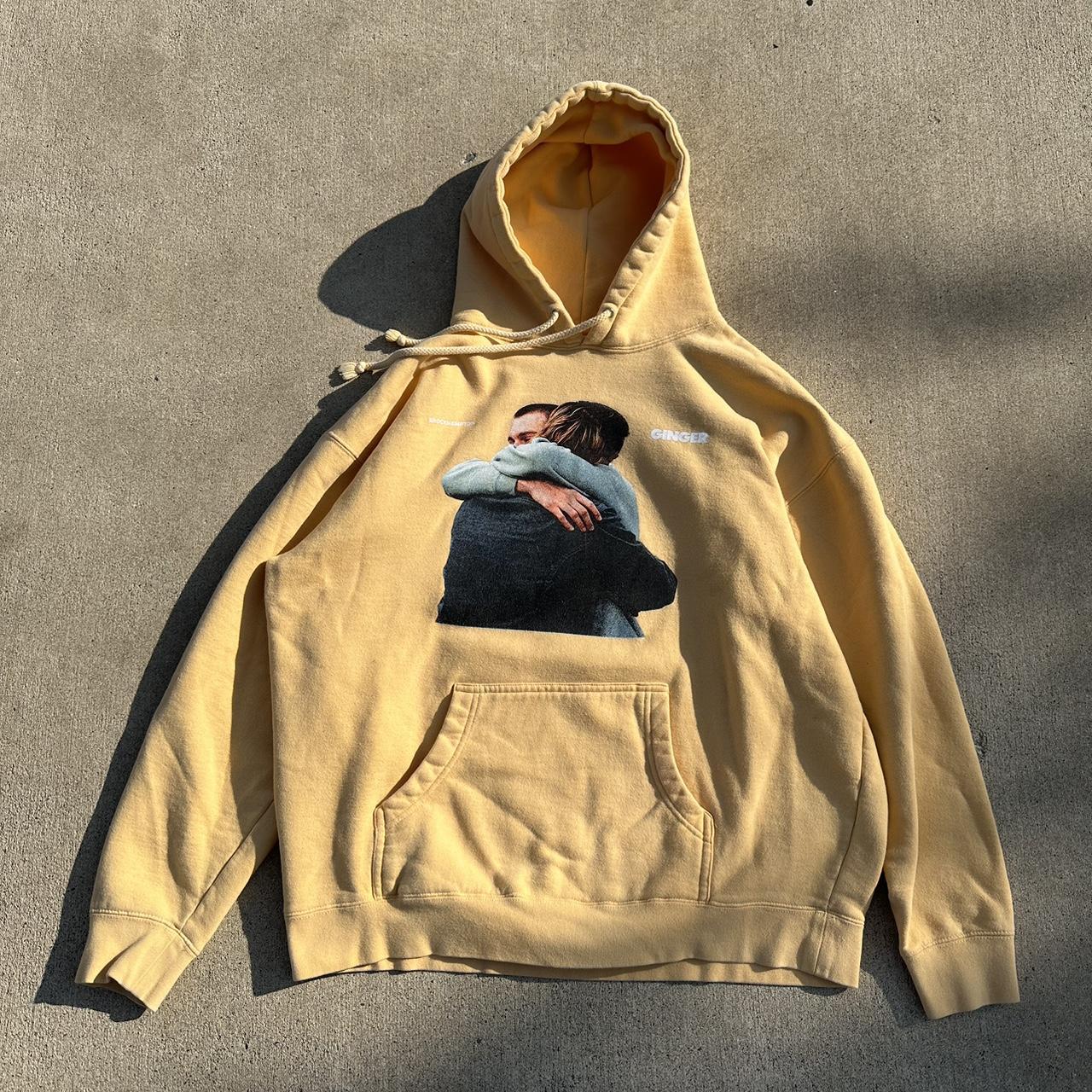XL Yellow Brockhampton Ginger Album Tour Hoodie 25x28 - Depop