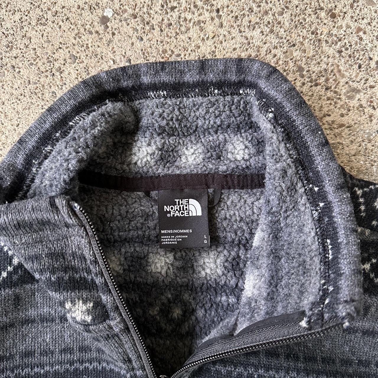 Men's Large The North Face Aztec Pattern Fleece... - Depop