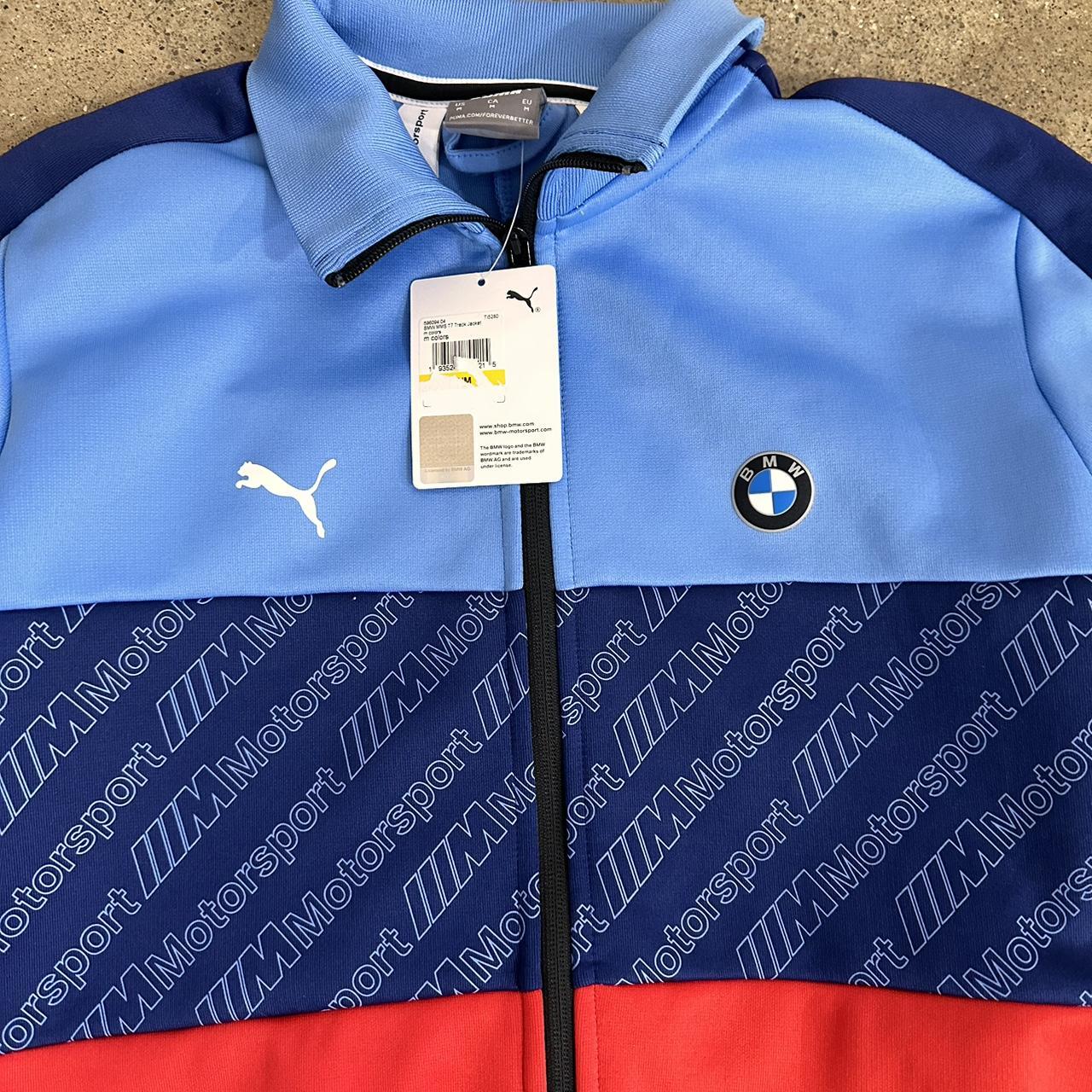 Medium NEW Puma x BMW Motorsports Zip Up Jacket 23x27 - Depop