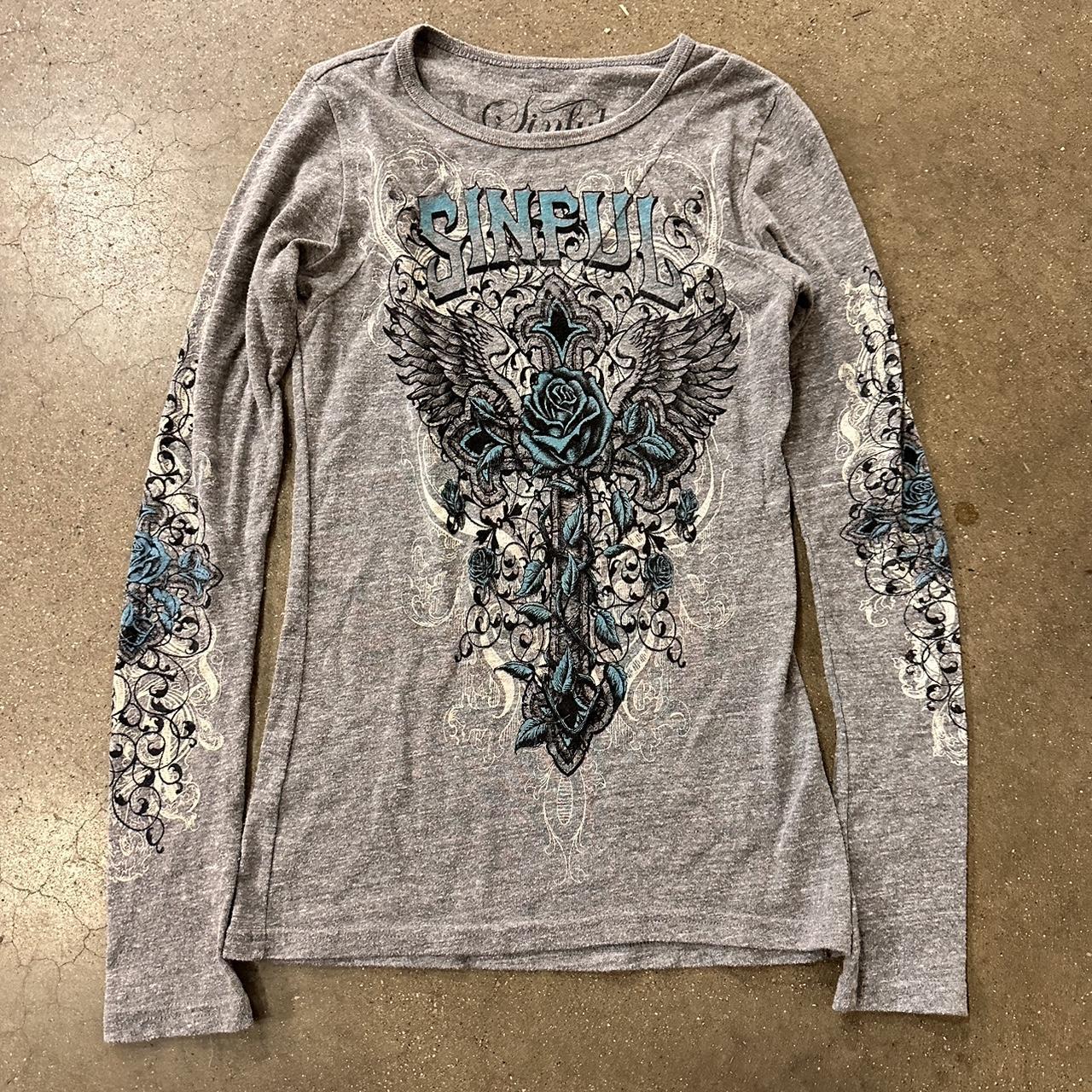 Women's Sinful Affliction Grunge Punk Mall Goth... - Depop