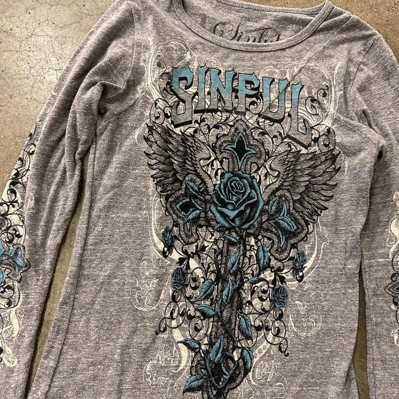 Women's Sinful Affliction Grunge Punk Mall Goth... - Depop